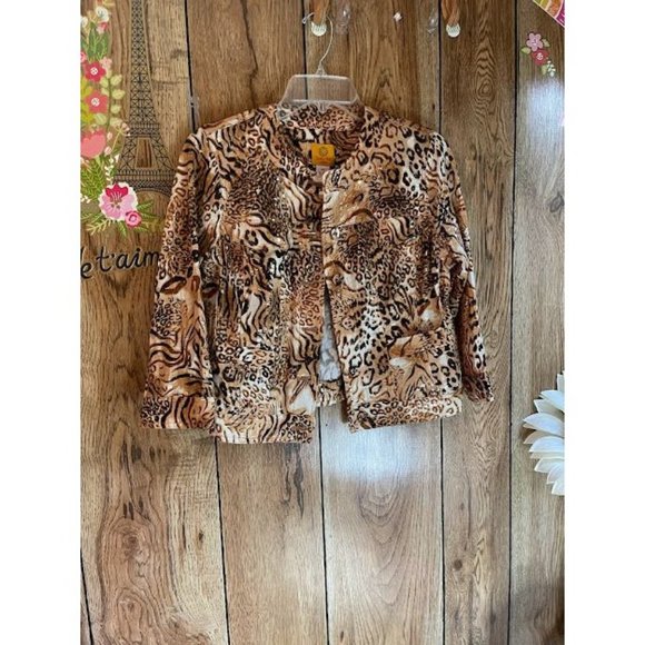 Ruby Rd. | Jackets & Coats | Womens Ruby Road Jacketanimal Print | Poshmark
